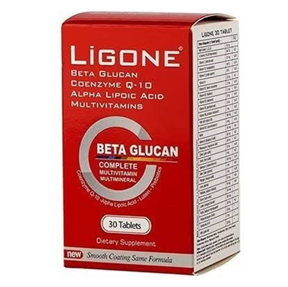 Ligone Beta-glucan Probiotic Multivitamin 30 Tablet | sağlıksepeti