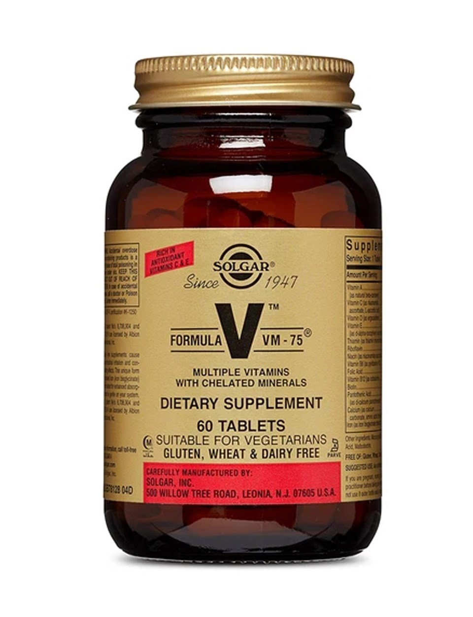 Solgar Formula VM 75 60 Tablet Multivitamin Sa l ksepeti Solgar Formula VM 75 60 Tablet Multivitamin Sa l ksepeti
